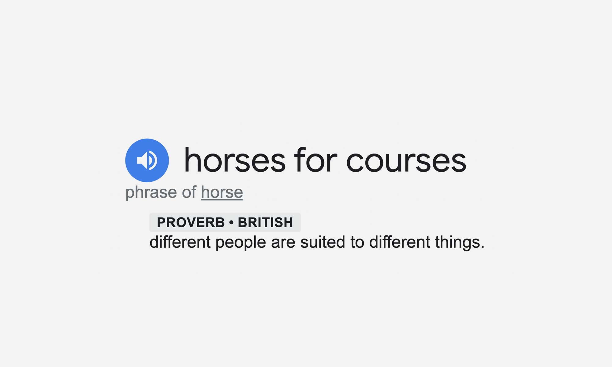 Horses for courses - Lucid
